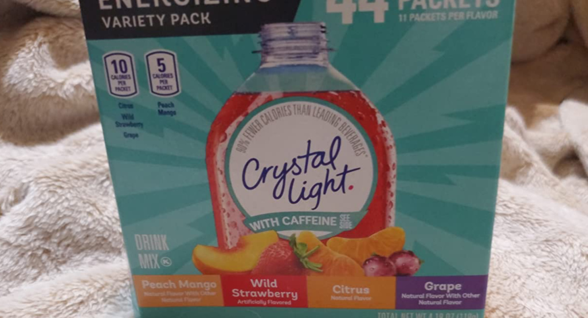 Crystal Light Energy Variety On-The-Go Powdered Drink Mix 44 Count ONLY ...