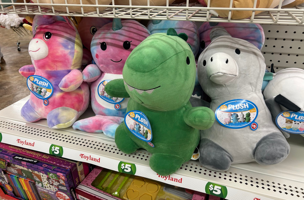 Squishmallow-Style Plush Toys at Dollar Tree—Only $5! | Hip2Save
