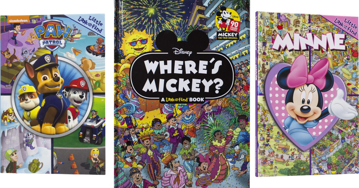 Kids Look and Find Books from $3.99 on Amazon | Disney, Paw Patrol, & More