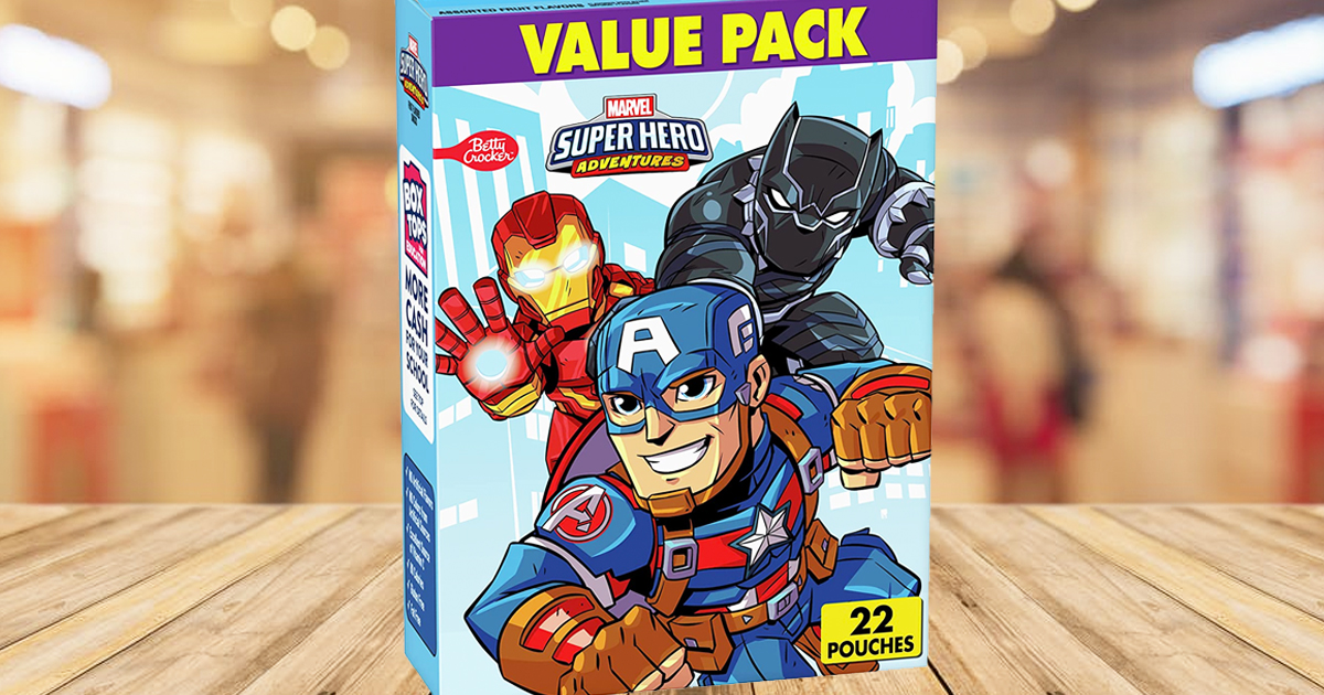 Marvel Avengers Fruit Snacks 22-Count Box Only $4 on Amazon (Just 19 ...