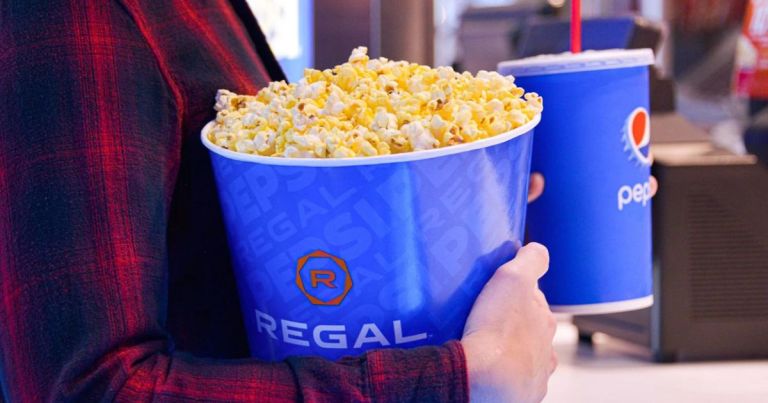 Regal Cinemas Movie Tickets, Popcorn, & Drinks for Two Just $30 (Cheap ...