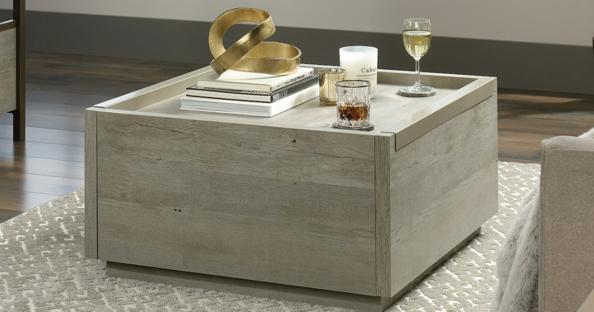 Sauder Modern Coffee Table Just $155 Shipped on Amazon or Walmart.com