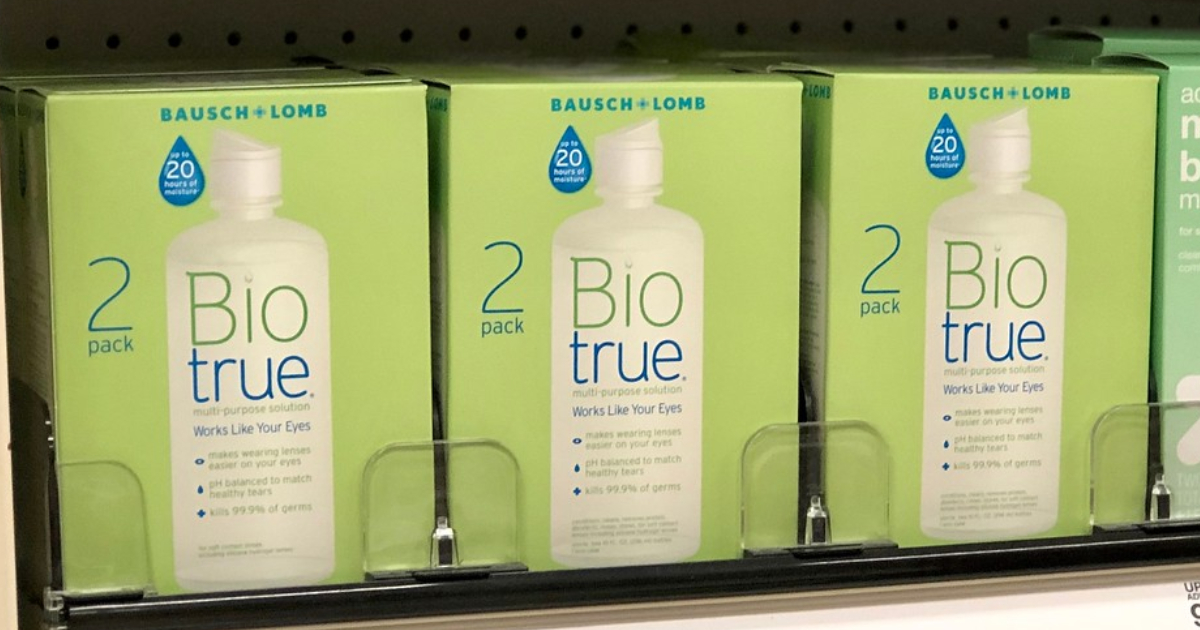 THREE Biotrue Contact Solution 10oz Bottles ONLY $7 on Walgreens.com