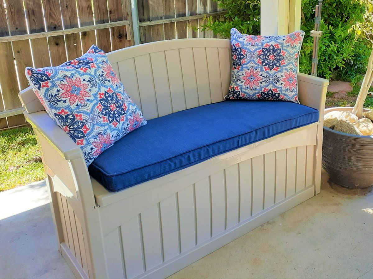Suncast Outdoor Storage Bench Only $57 Shipped on Walmart.com ...