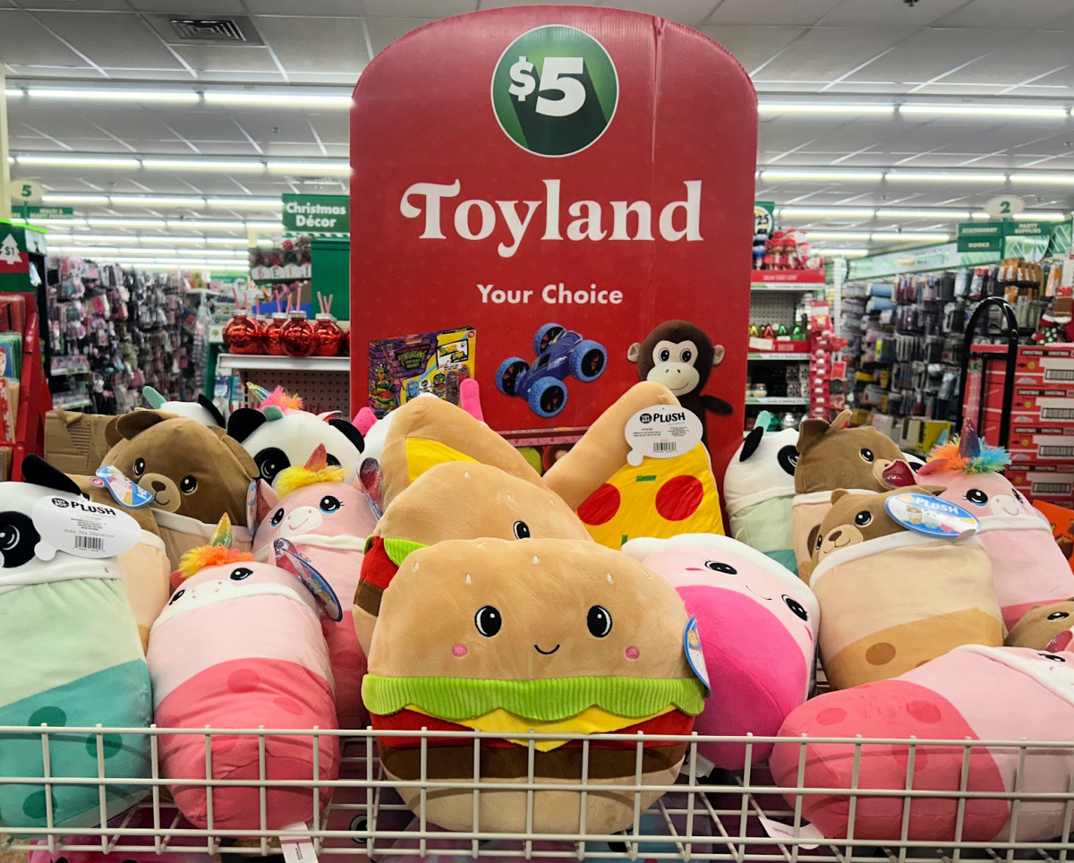 Squishmallow-Style Plush Toys at Dollar Tree—Only $5! | Hip2Save