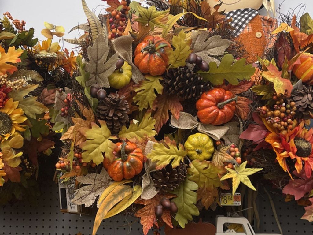 *HOT* Walmart Fall Decor Clearance | Harvest Wreath ONLY 91¢ (Regularly ...