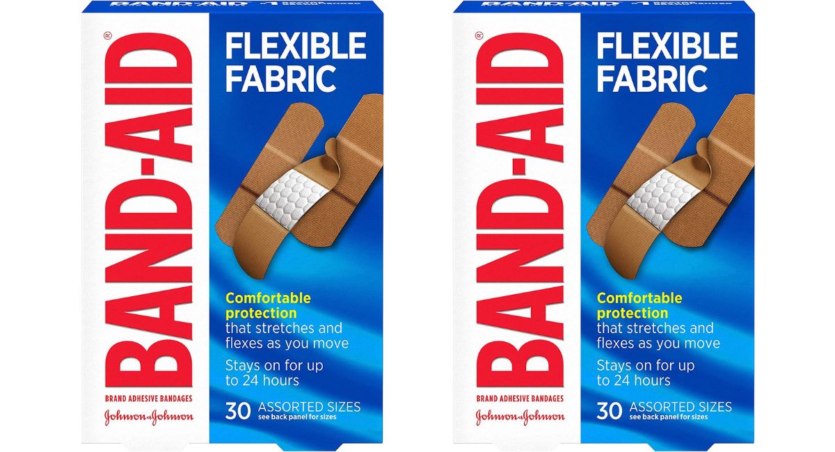 Band-Aid Flexible Fabric Bandages 60-Count Only $4.56 Shipped on Amazon