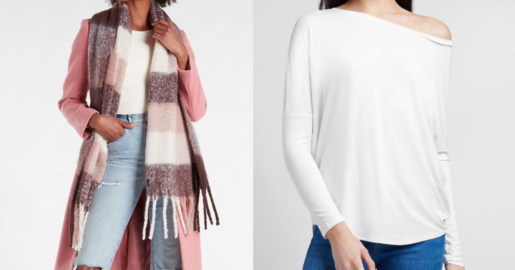 Extra 50% Off Express Clothing Clearance | Possible FREE Top w/ Text Offer