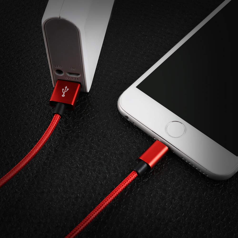 iPhone Lightning Charging Cables 5-Pack from $6.49 on Amazon | Includes ...