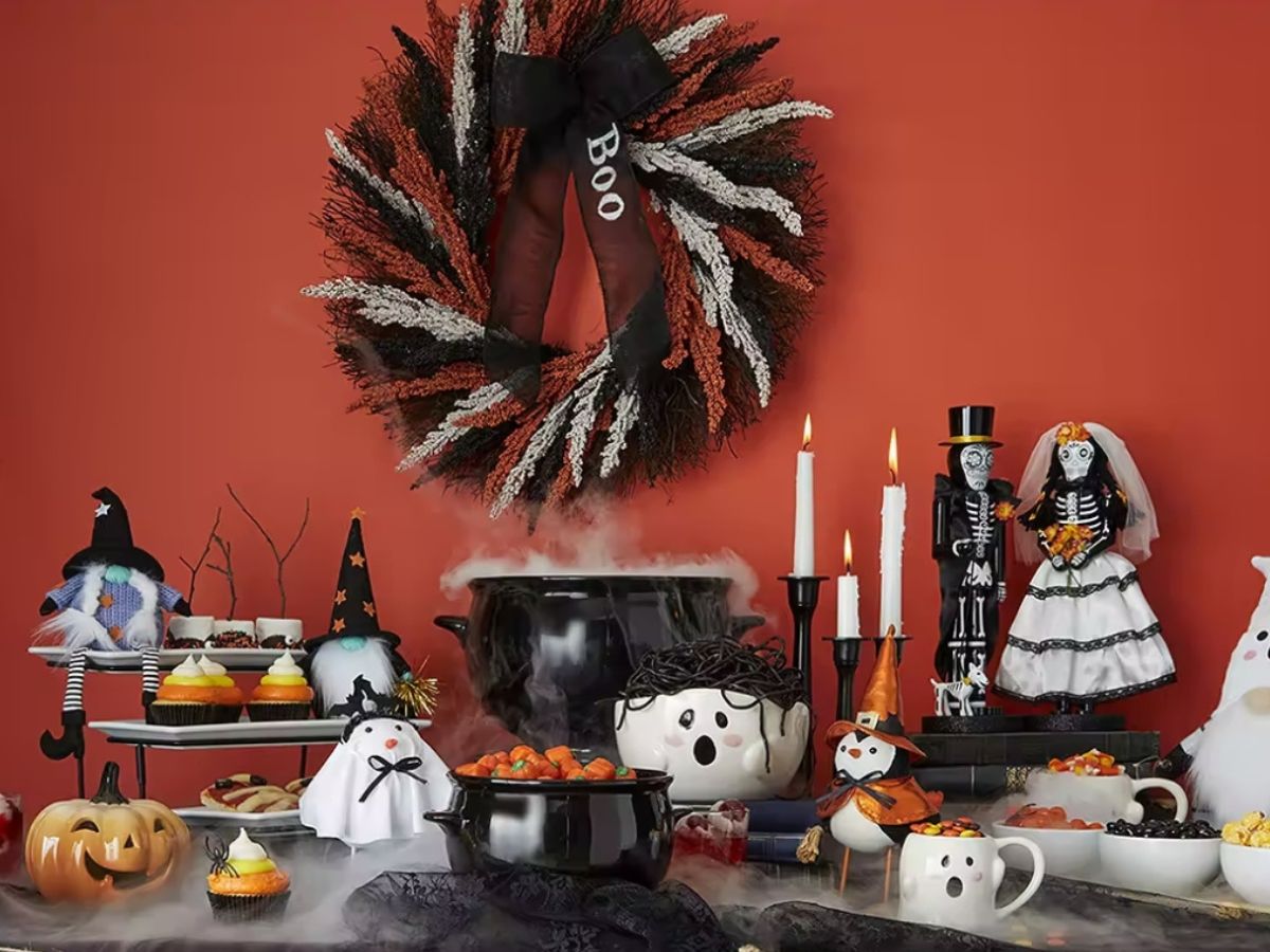 Up to 55% Off JCPenney Halloween Decor | Large Wreath Only $25, Ceramic Candy Bowls from $18 ...