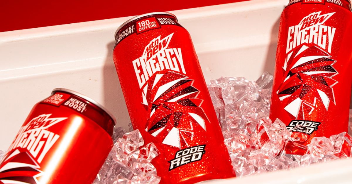Mountain Dew Energy Code Red Now Available | Caffeine Equal to 2 Cups ...