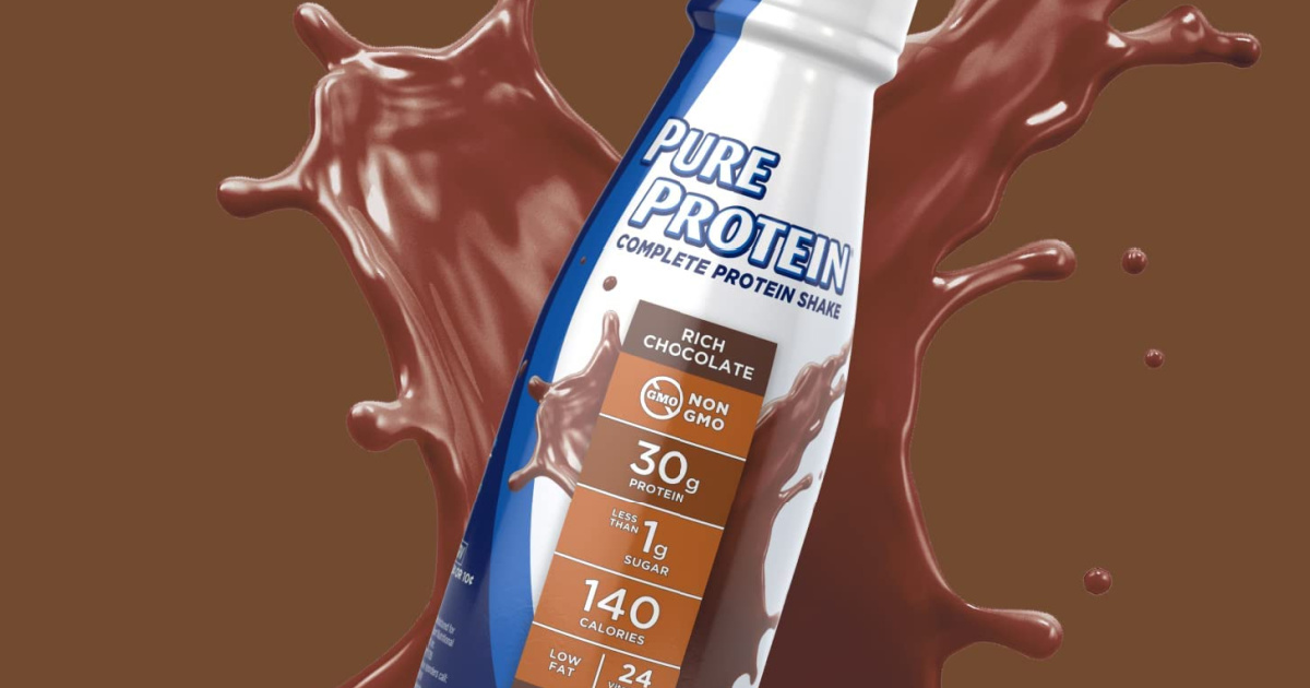 Pure Protein Shakes 12-Pack from $16.75 Shipped on Amazon (Regularly ...