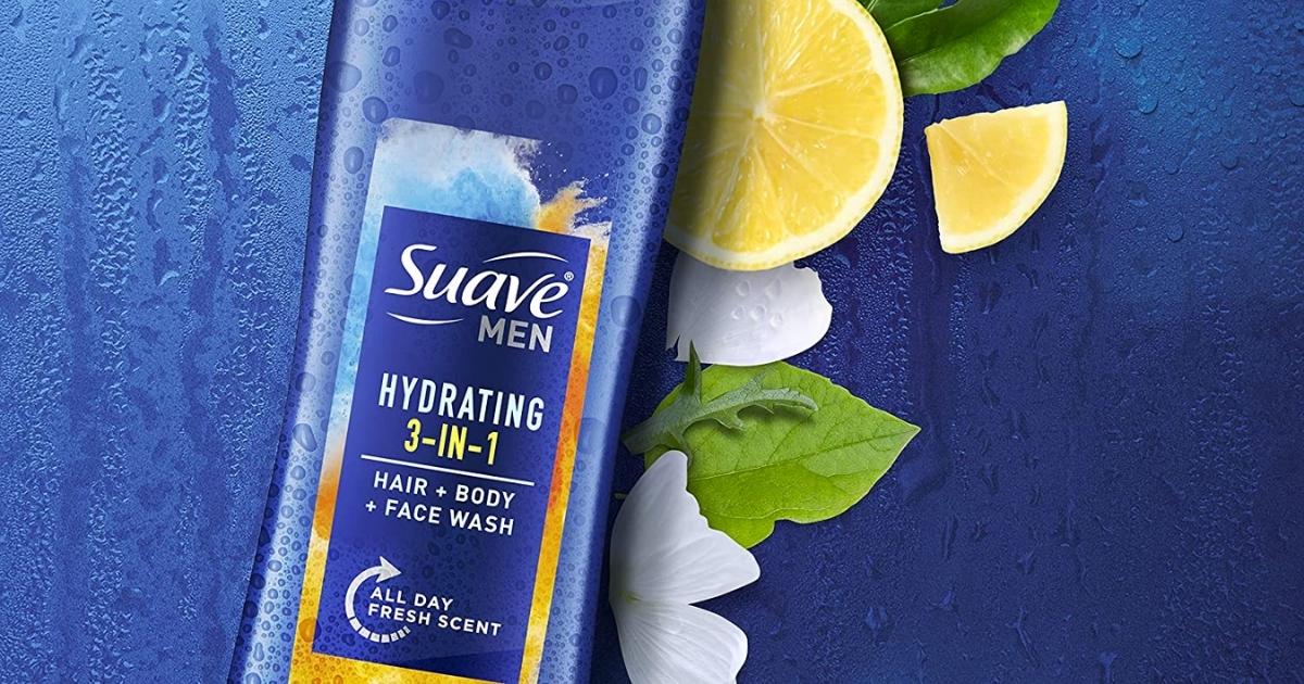 Suave Men's 3-in-1 Hair, Body & Face Wash 6-Pack Only $11.28 on Amazon ...
