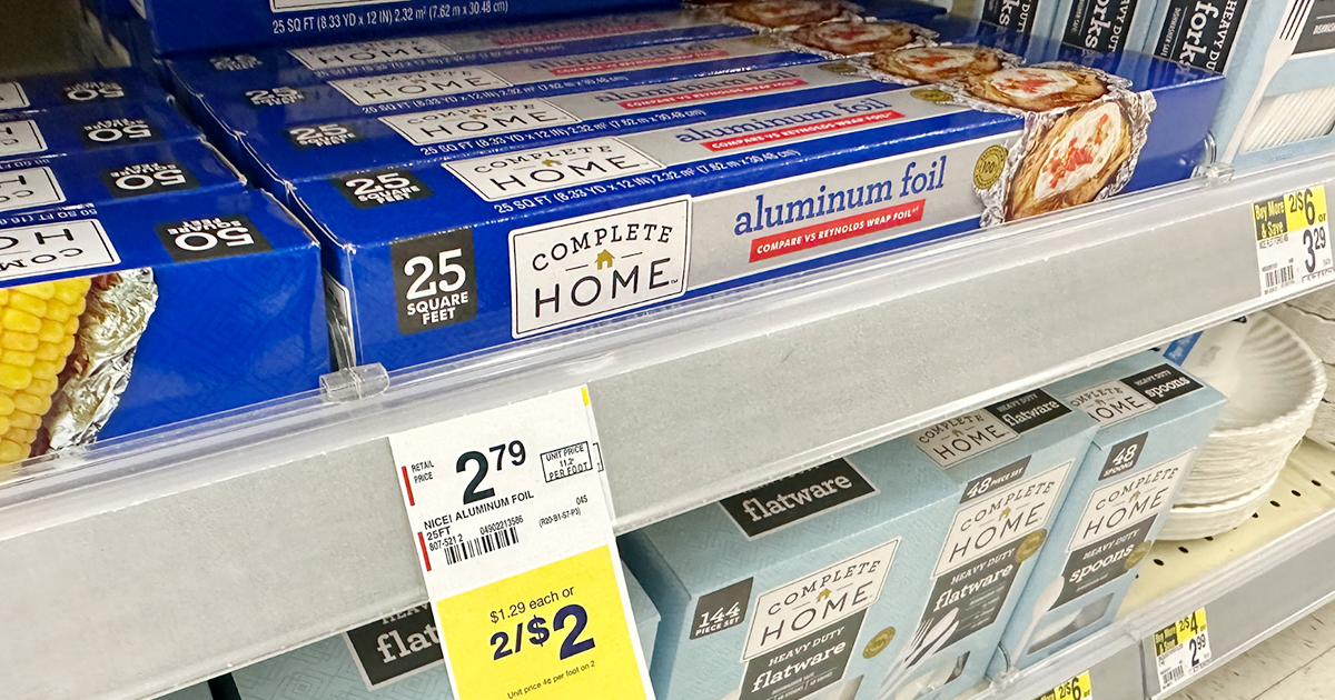 Aluminum Foil 25 Sq Ft JUST $1 at Walgreens (In-Store or Online) | Hip2Save