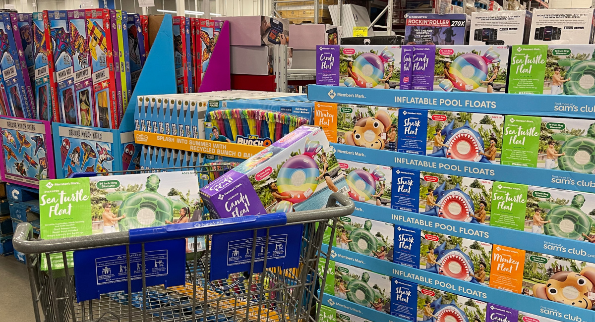 Sam’s Club Outdoor Water Toys Available Now | Pool Floats, Slides ...