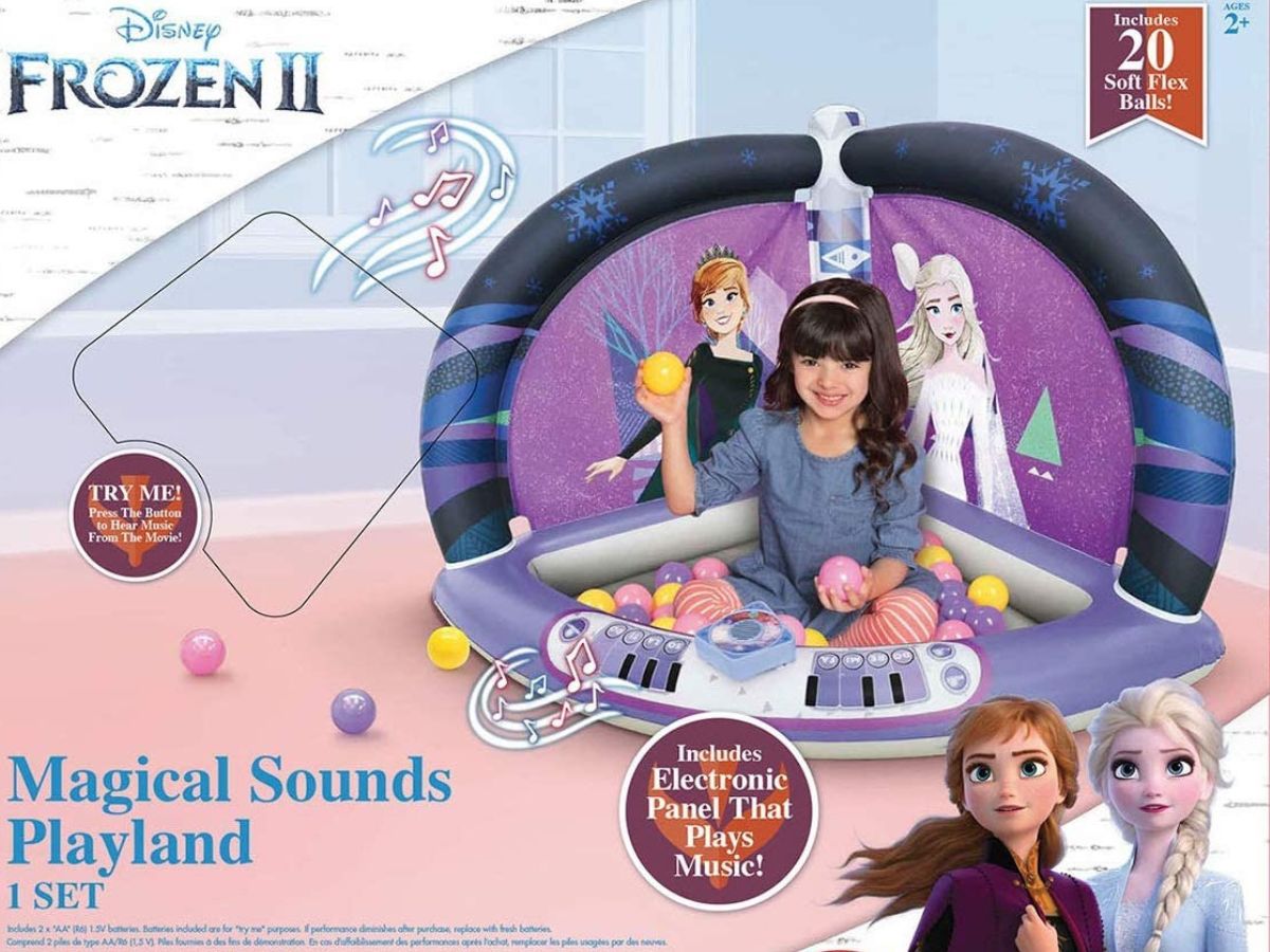 Disney Frozen 2 Inflatable Ball Pit w/ 20 Balls Only $10.82 on Amazon ...
