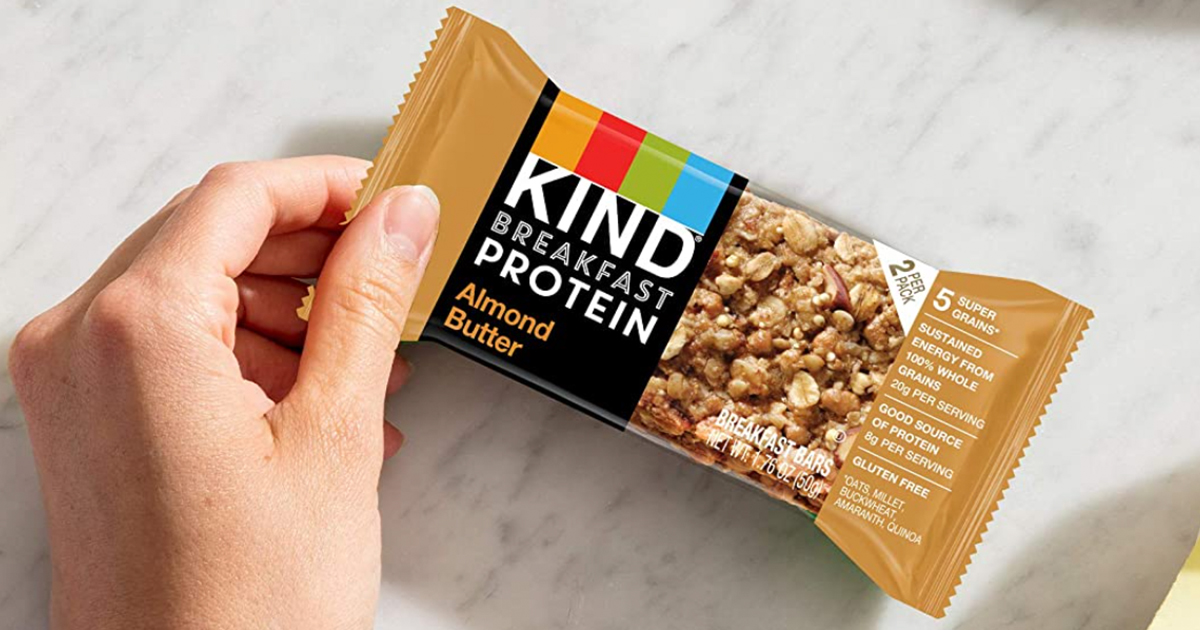 KIND Breakfast Bars 32-Pack Only $15.99 on Amazon (Regularly $29)