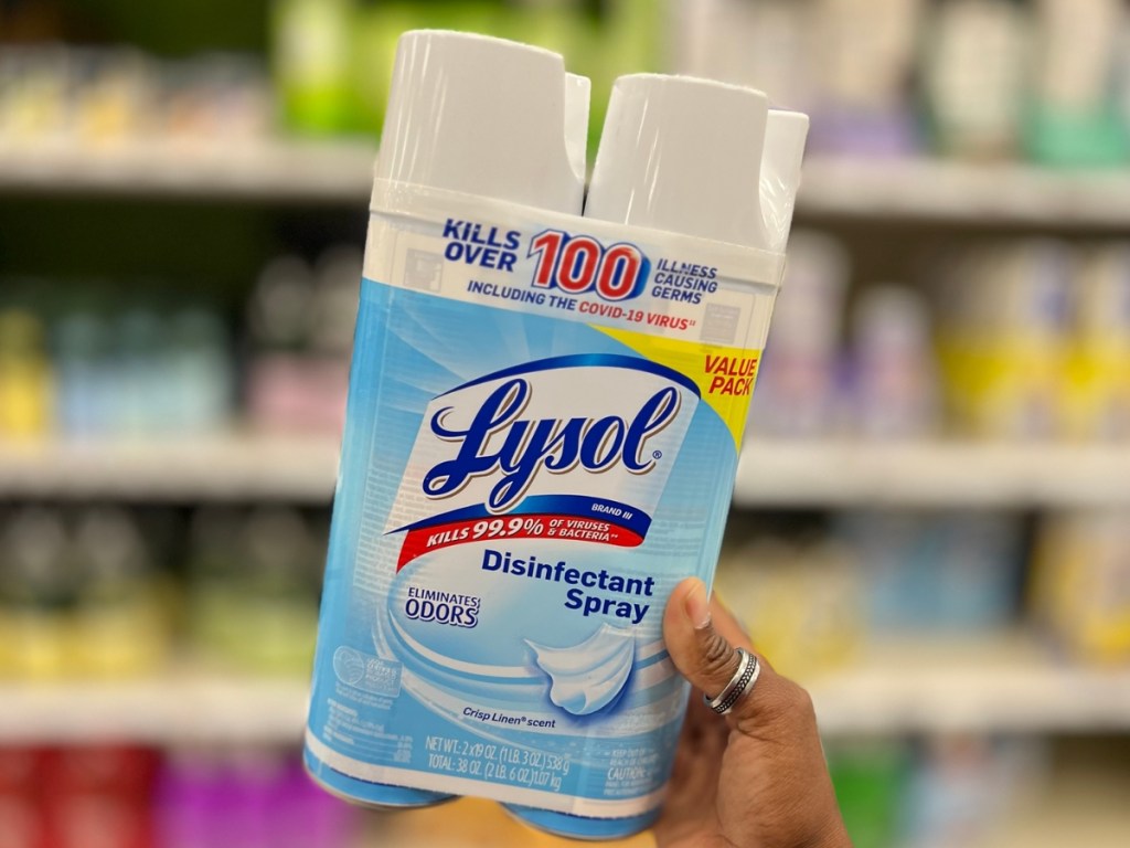 Lysol Disinfectant Spray 2-Pack Only $7.79 Shipped on Amazon (Just $3. ...