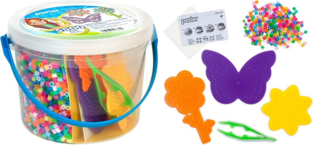 Perler Beads Kit w/ 5,500 Beads Only $6.49 on Amazon | Includes 3 ...