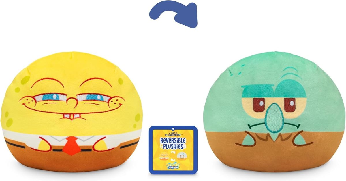 TeeTurtle Reversible Plush from $3 on Amazon | Hello Kitty, SpongeBob ...
