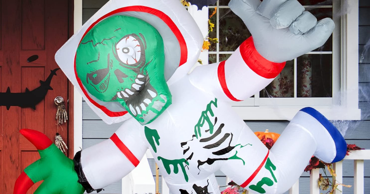 Amazon Halloween Inflatables on Sale | 5' Space Zombie Just $9.99