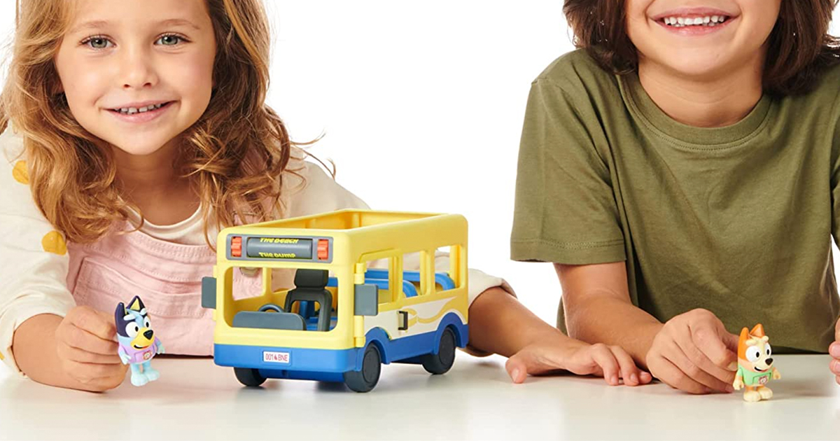Bluey Bus w/ Bluey & Bingo Figures Just $9 on Amazon (Regularly $25 ...