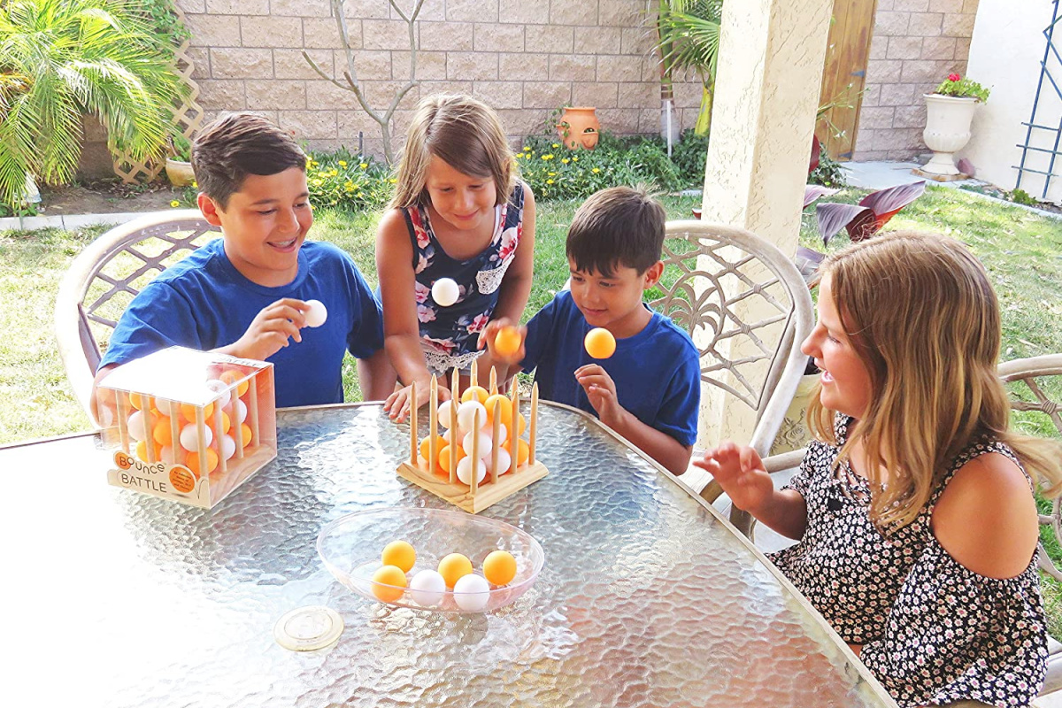 Bounce Battle Wood Edition Game w/ Cards Only $18.83 Shipped (Regularly ...