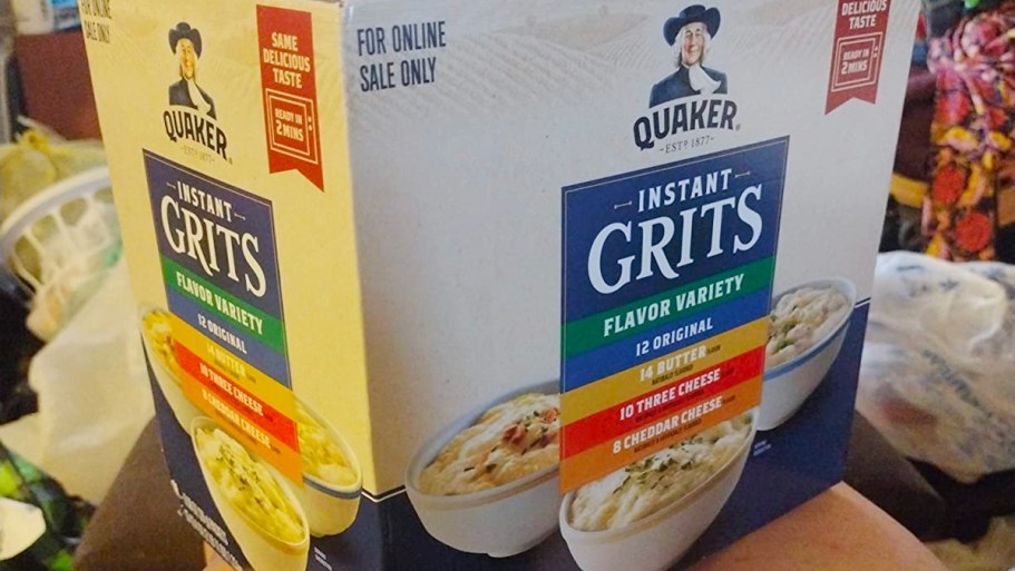 Quaker Instant Grits 44-Count Variety Pack Only $9 Shipped on Amazon ...