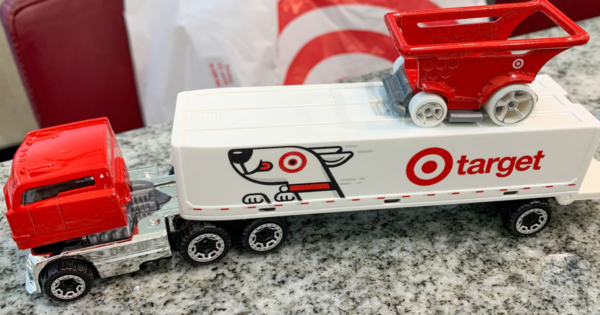 Target Hot Wheels Bullseye's Big Rig w/ Shopping Cart Toy Just $5 ...