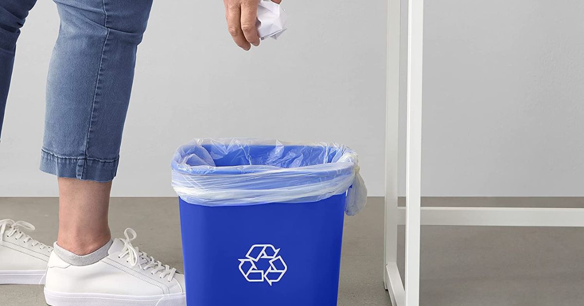 Amazon 3-Gallon Recycle Bins 2-Pack Only $10.94 | Hip2Save