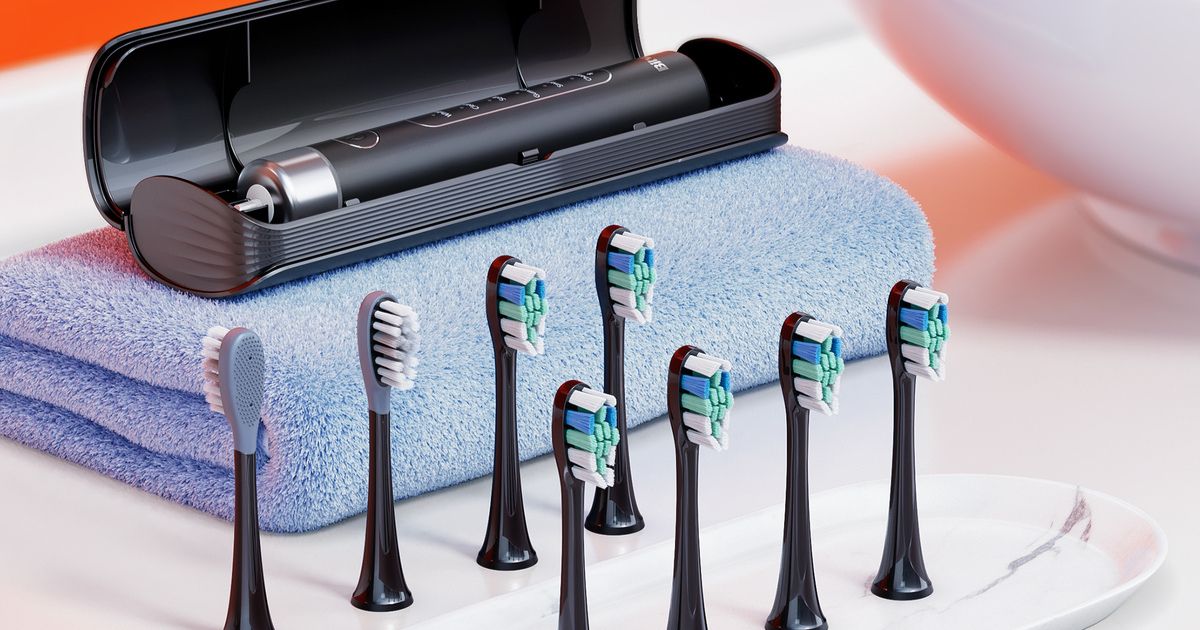 Smart Electric Toothbrush Just $29.99 Shipped on Amazon | Includes 2 ...