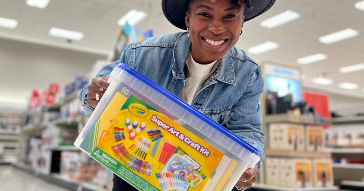 Crayola Super Art & Craft 115-Piece Kit Only $14.99 on Target.com ...