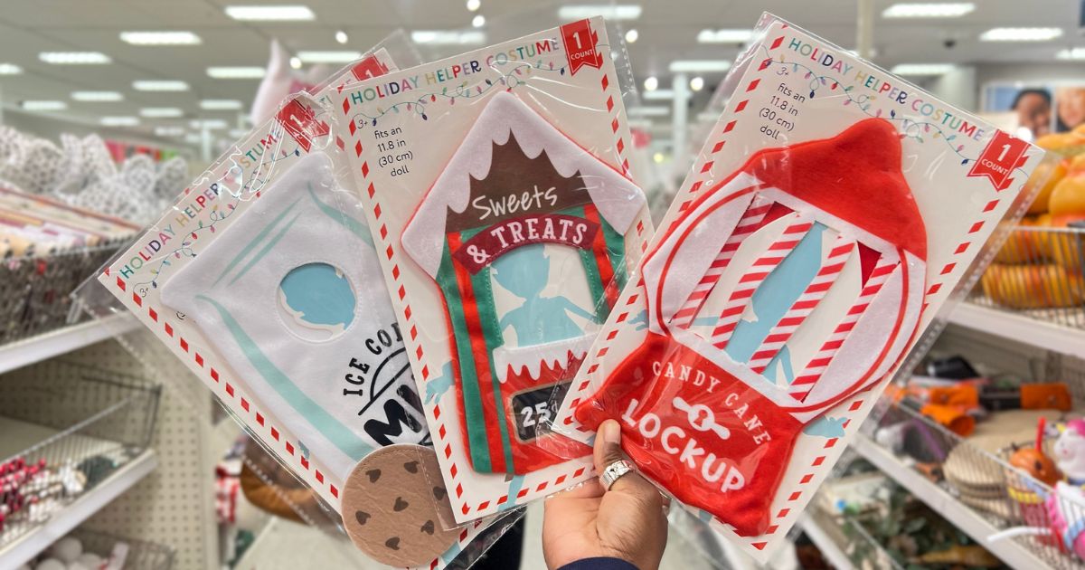 Elf on the Shelf Costumes Only $1 in Target's Bullseye's Playground ...