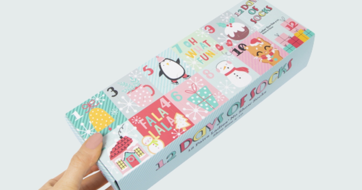 Five Below 12 Days of Socks Holiday Gift Sets Only $5 | Hip2Save