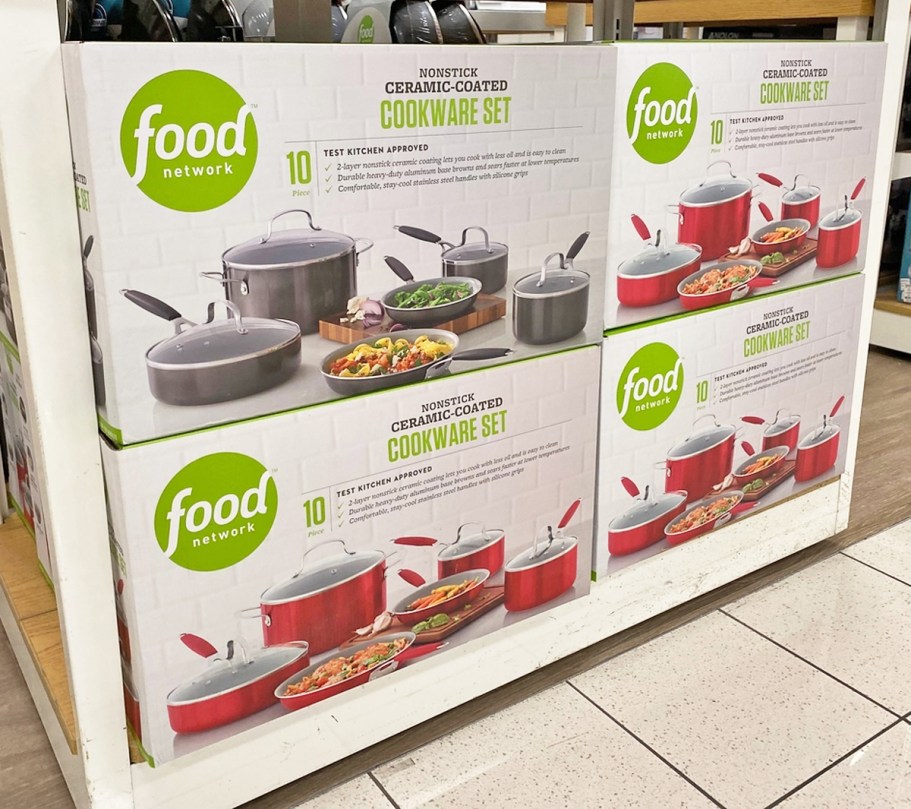 *HOT!* Food Network Cookware 10-Piece Set Only $32.62 Shipped on Kohls ...