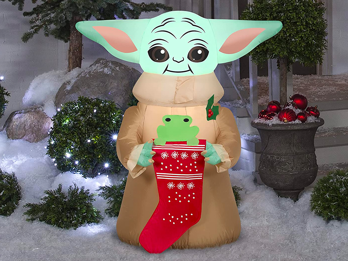 Star Wars Grogu Christmas Inflatable Only $25.48 on Amazon (Regularly ...