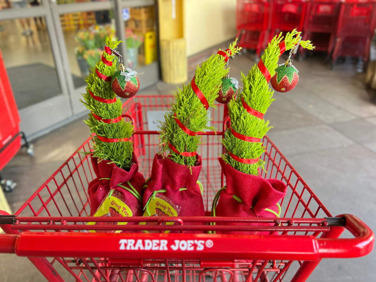 Trader Joe's Grinch Christmas Trees Have Returned & They're Only $9.99 ...