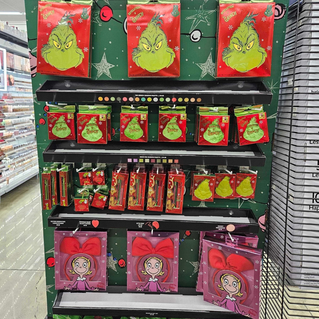 NEW Makeup Revolution x Grinch Collection at Walmart! | Hip2Save
