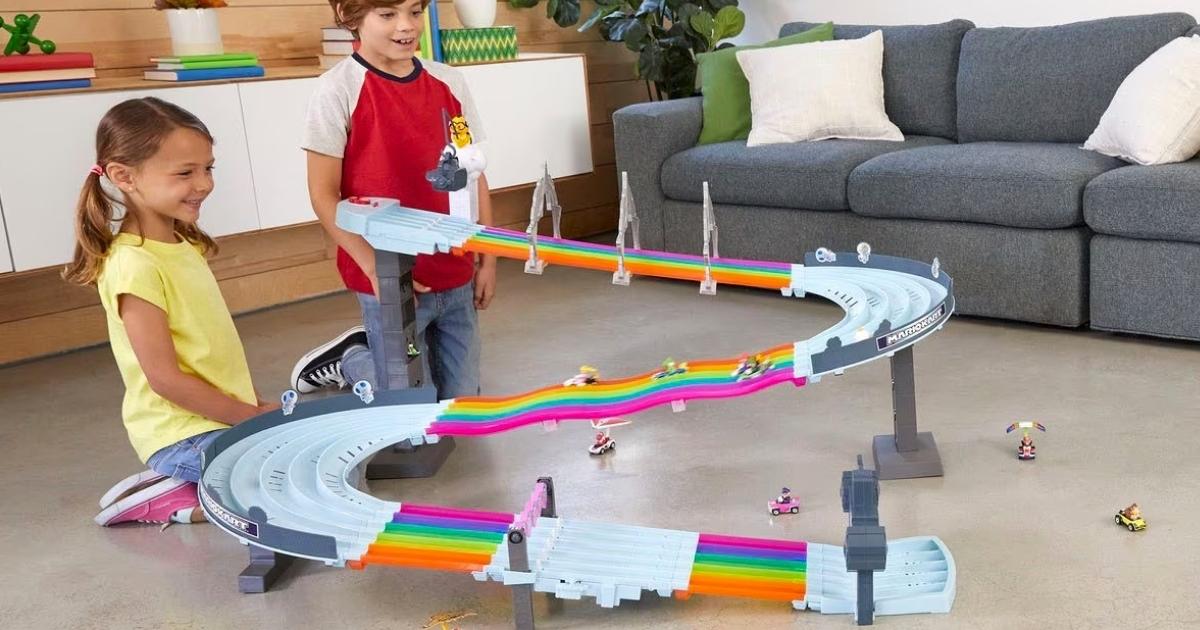 Hot Wheels Rainbow Road Raceway Set Only $55 Shipped on Walmart.com ...