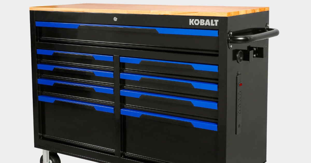 Kobalt 9-Drawer Work Bench w/ Wood Top Only $349 on Lowes.com (Reg ...