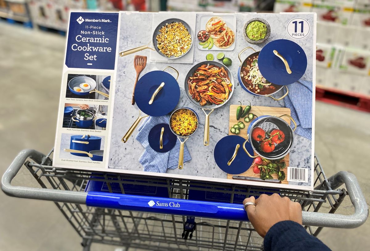 This Sam's Club Ceramic Cookware Set is $235 LESS Than The Trendy ...