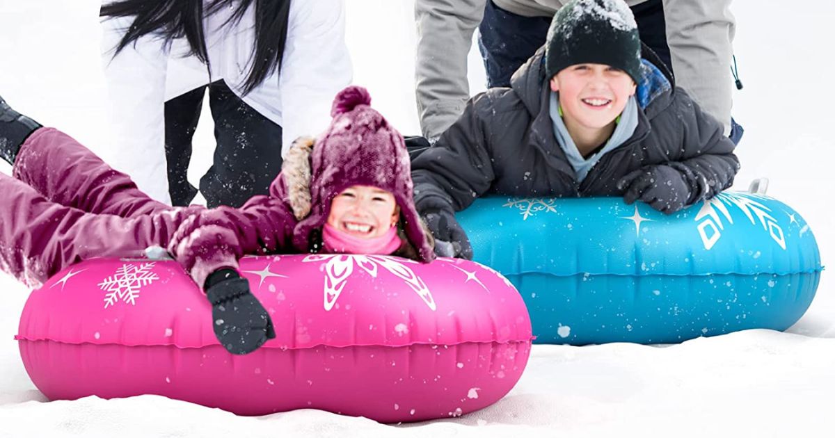 Inflatable Snow Tubes 2-Pack Only $19 Shipped on Amazon | Great ...