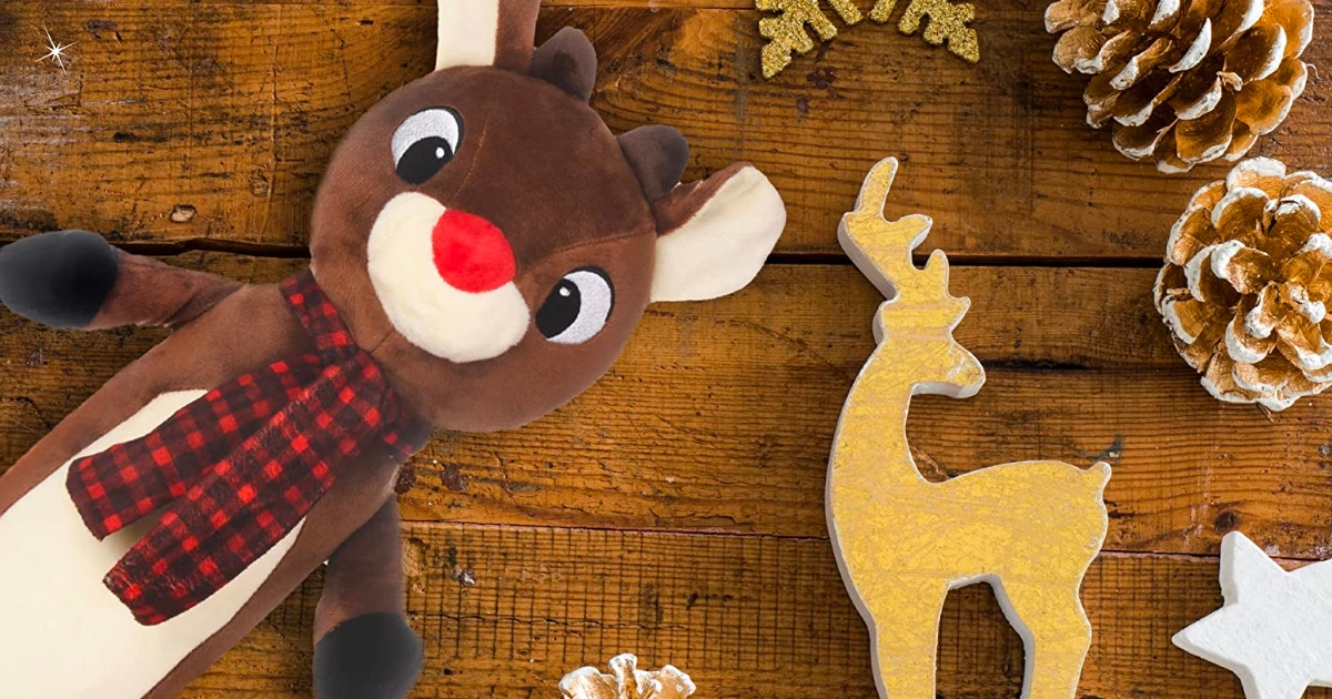 Rudolph the Red-Nosed Reindeer 24" Plush Dog Toy Only $4.27 Shipped on ...