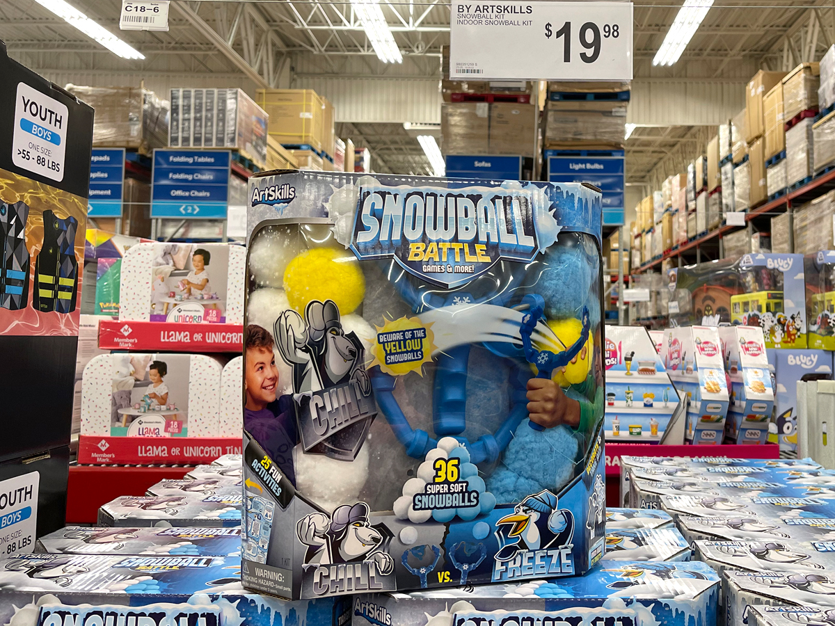 Indoor Snowball Battle Activity Kit ONLY $19.98 on SamsClub.com ...