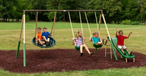 Super Disc Metal Swing Set Just $99 Shipped on Walmart.com | Includes 2 ...