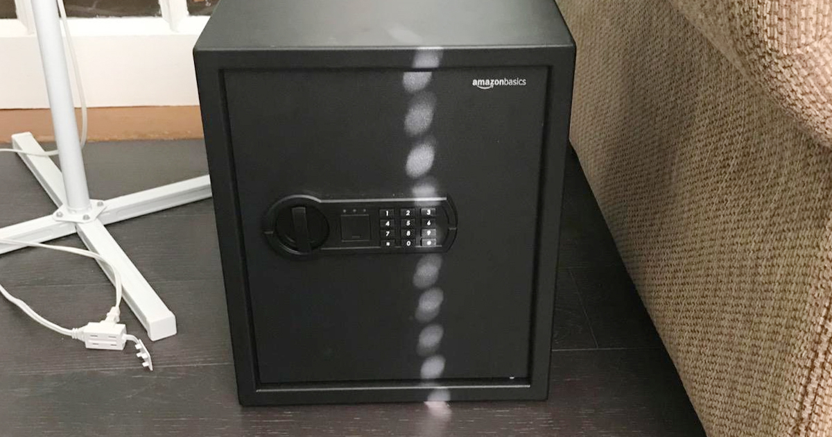 Amazon Basics Home Safe w/ Electric Lock Just $60 (Regularly $120 ...