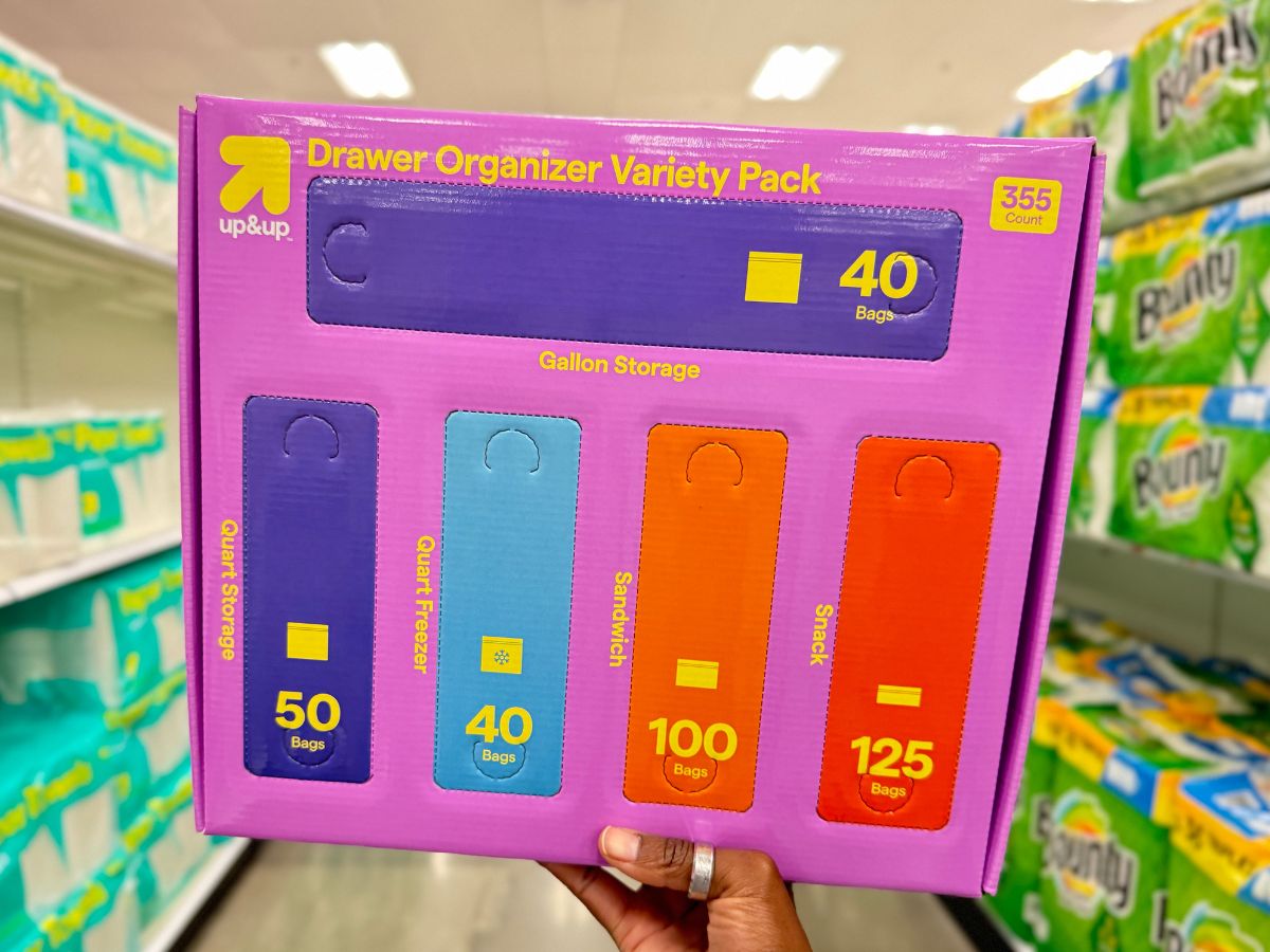Up & Up Food Storage Bags Drawer Organizer Variety Pack Just $11.69 at ...