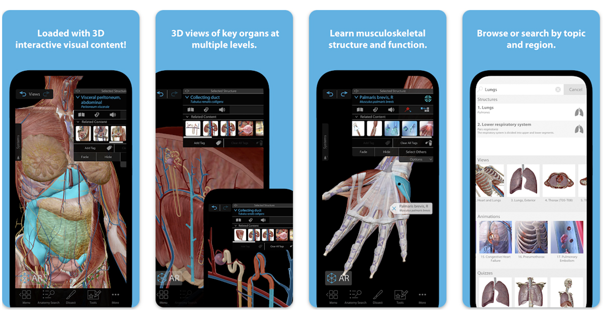 Human Anatomy Atlas 2023 Complete 3D Human Body App Just 99¢ (Regularly ...