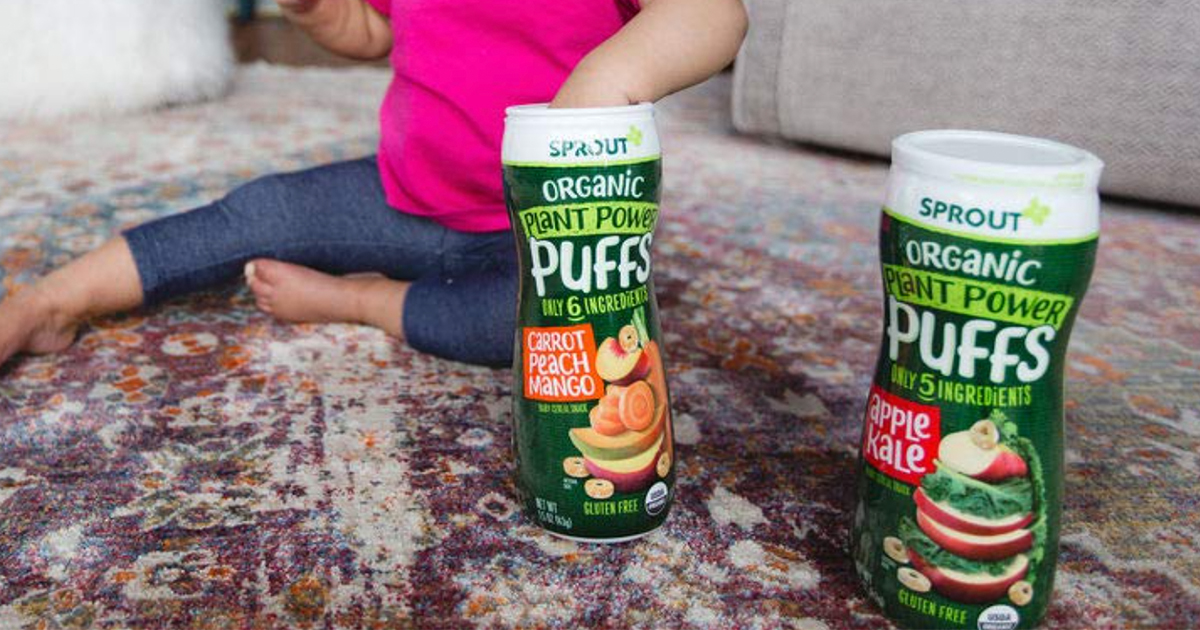 Sprout Organic Plant Puffs 6-Pack Just $9.10 Shipped on Amazon ...