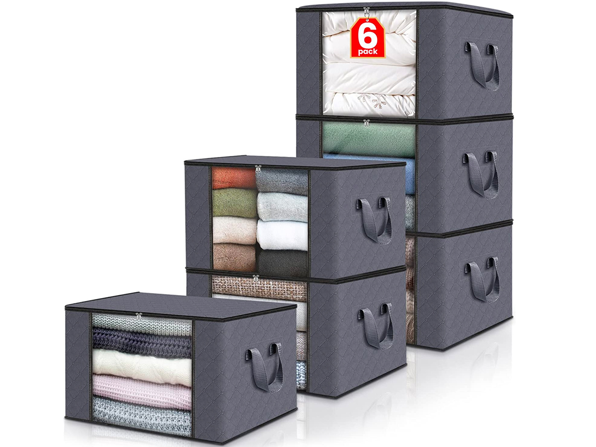 Foldable Storage Containers 6-Pack Only $17.99 on Amazon (Regularly $42)